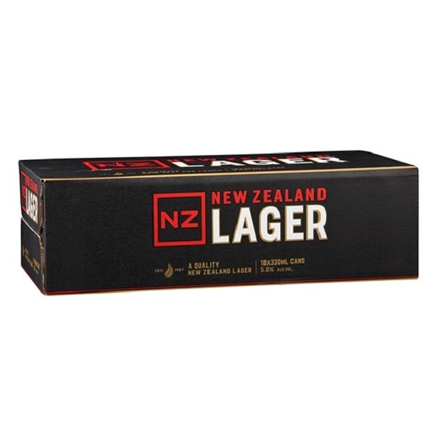 NZ LAGER 18PK 330ML CANS – Chapel Road Liquor